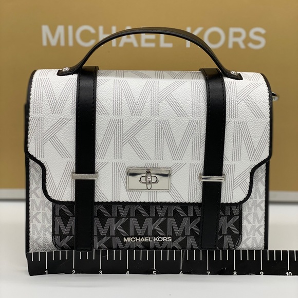 Michael Kors | Bags | Michael Kors Tatiana Md Th Satchel Bright White ...